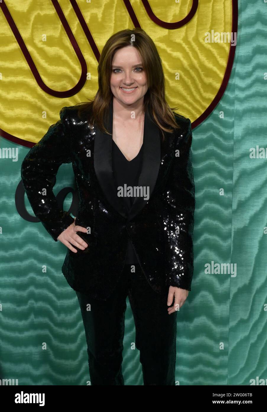 LOS ANGELES, USA. February 01, 2024: Brandy Clark at the Warner Music ...