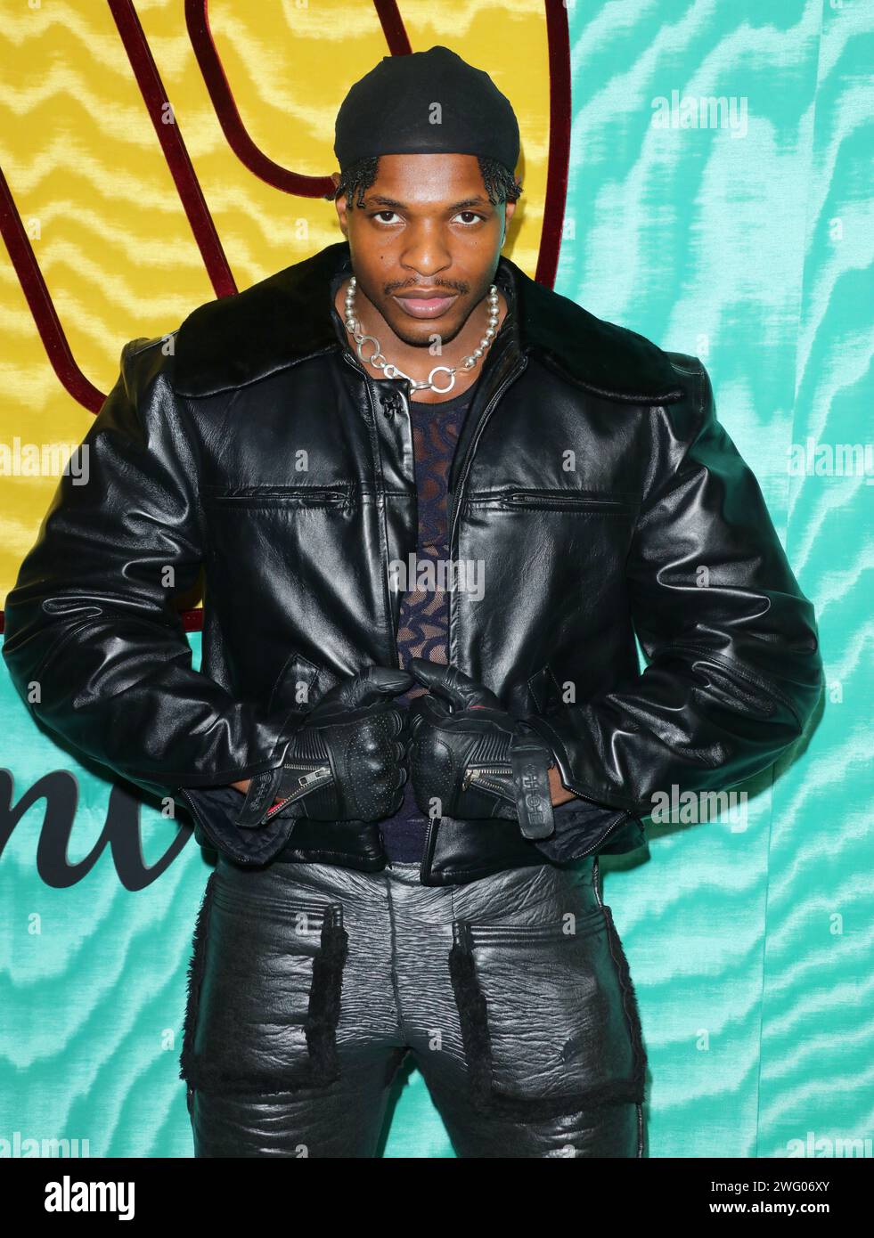 Hollywood, USA. 02nd Feb, 2024. Jeleel arrives at The Warner Music Pre ...