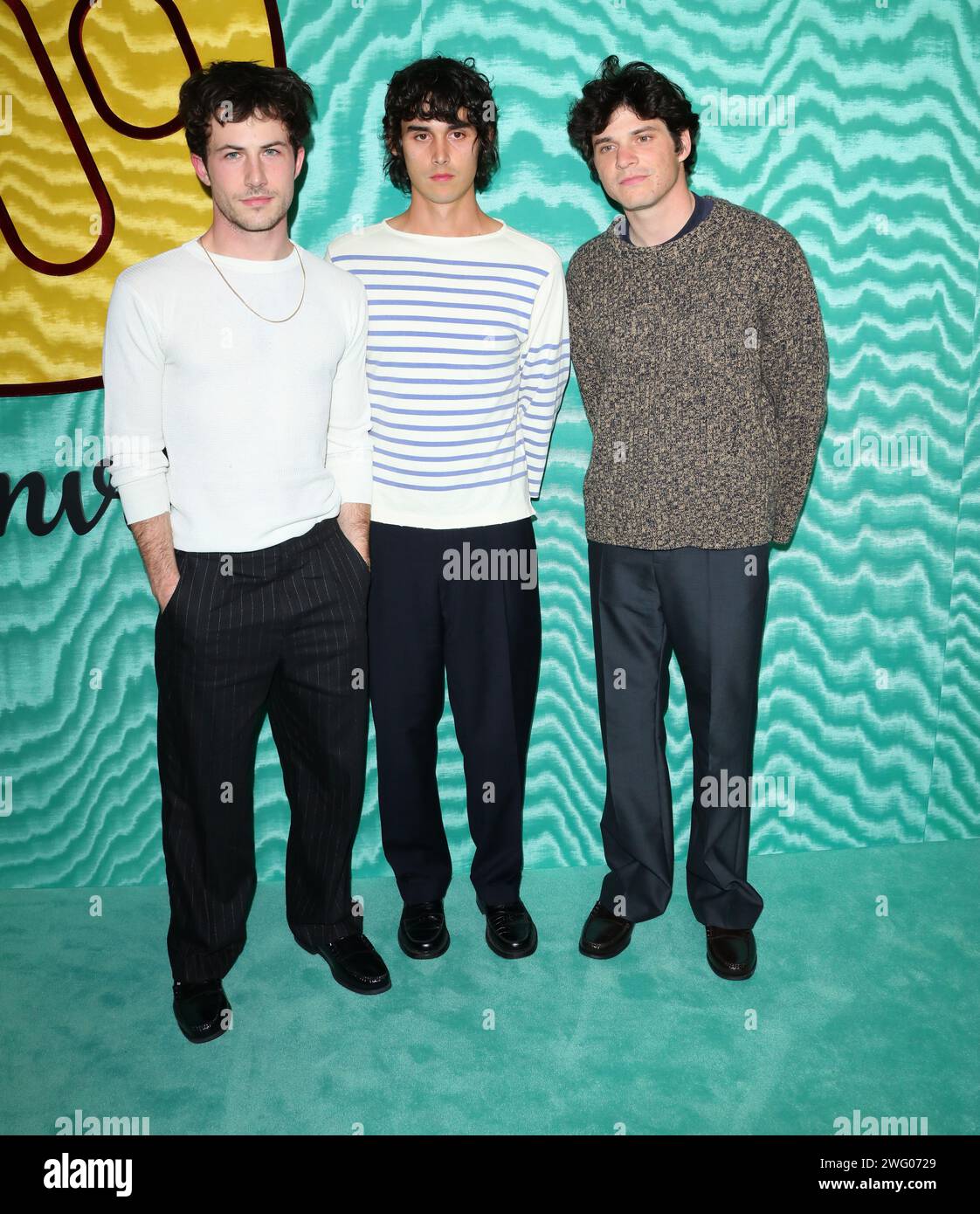 Hollywood, USA. 02nd Feb, 2024. Dylan Minnette, Cole Preston, Braeden ...