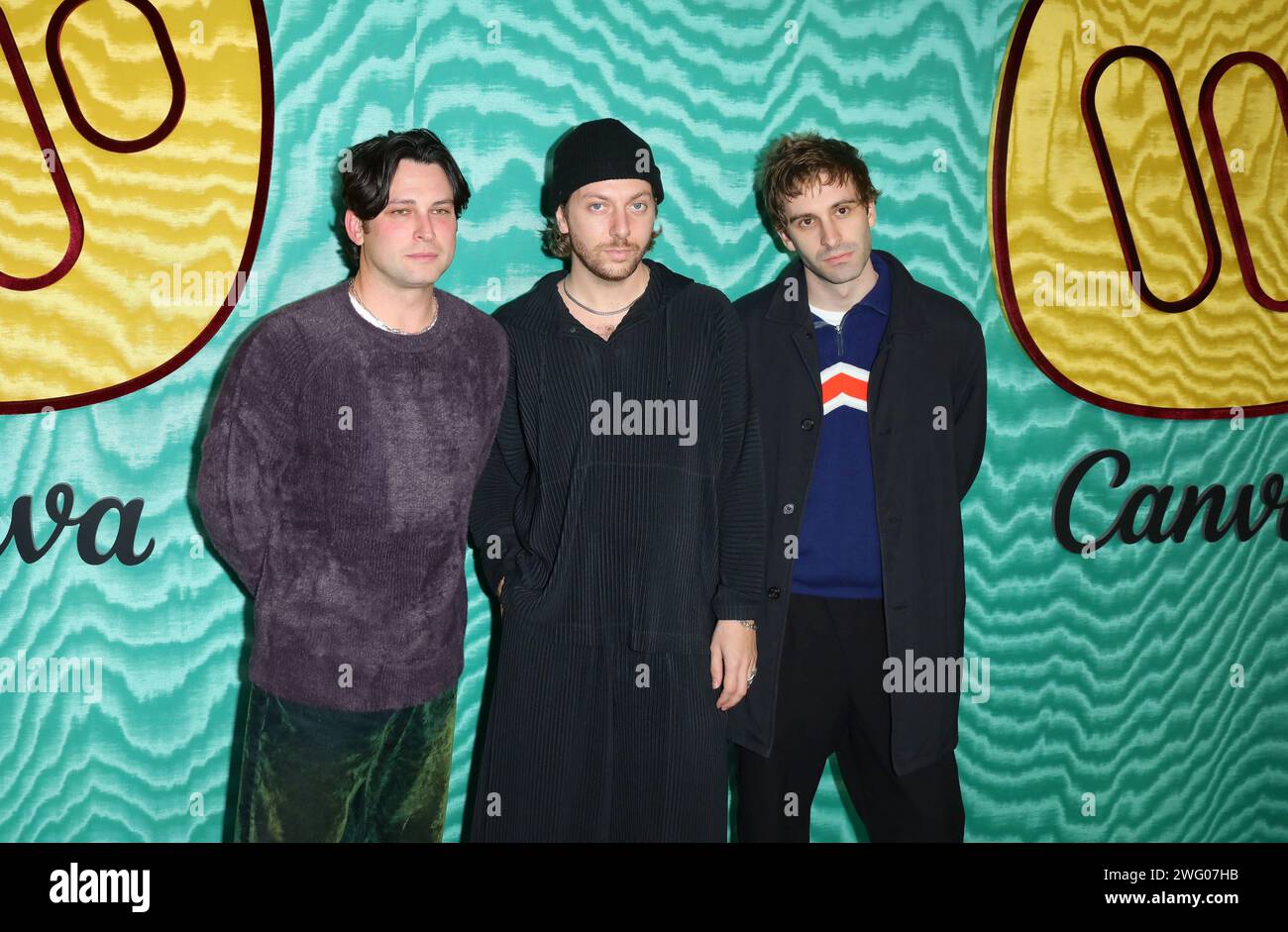 Hollywood, USA. 02nd Feb, 2024. Edward James, Josh Conway, Jesse ...