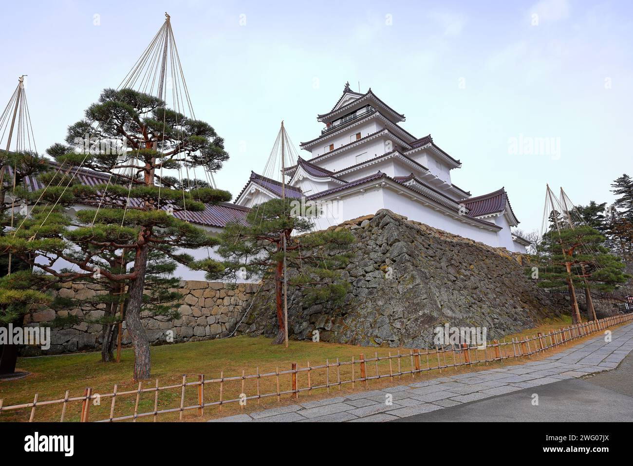 Tsuruga Castle (Wakamatsu castle) a concrete replica of 14th-century ...