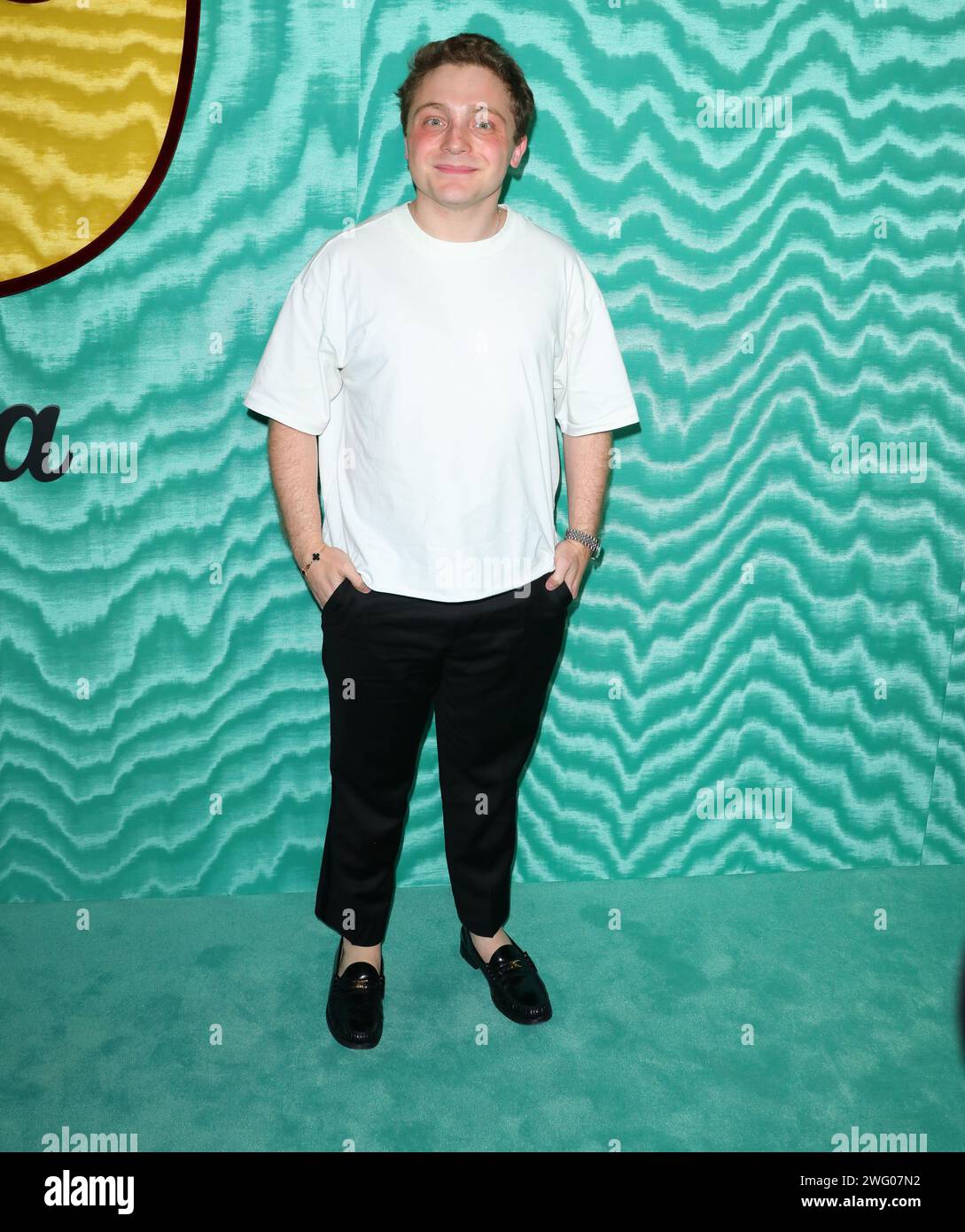 Hollywood, USA. 01st Feb, 2024. Jake Shane arrives at The Warner Music ...