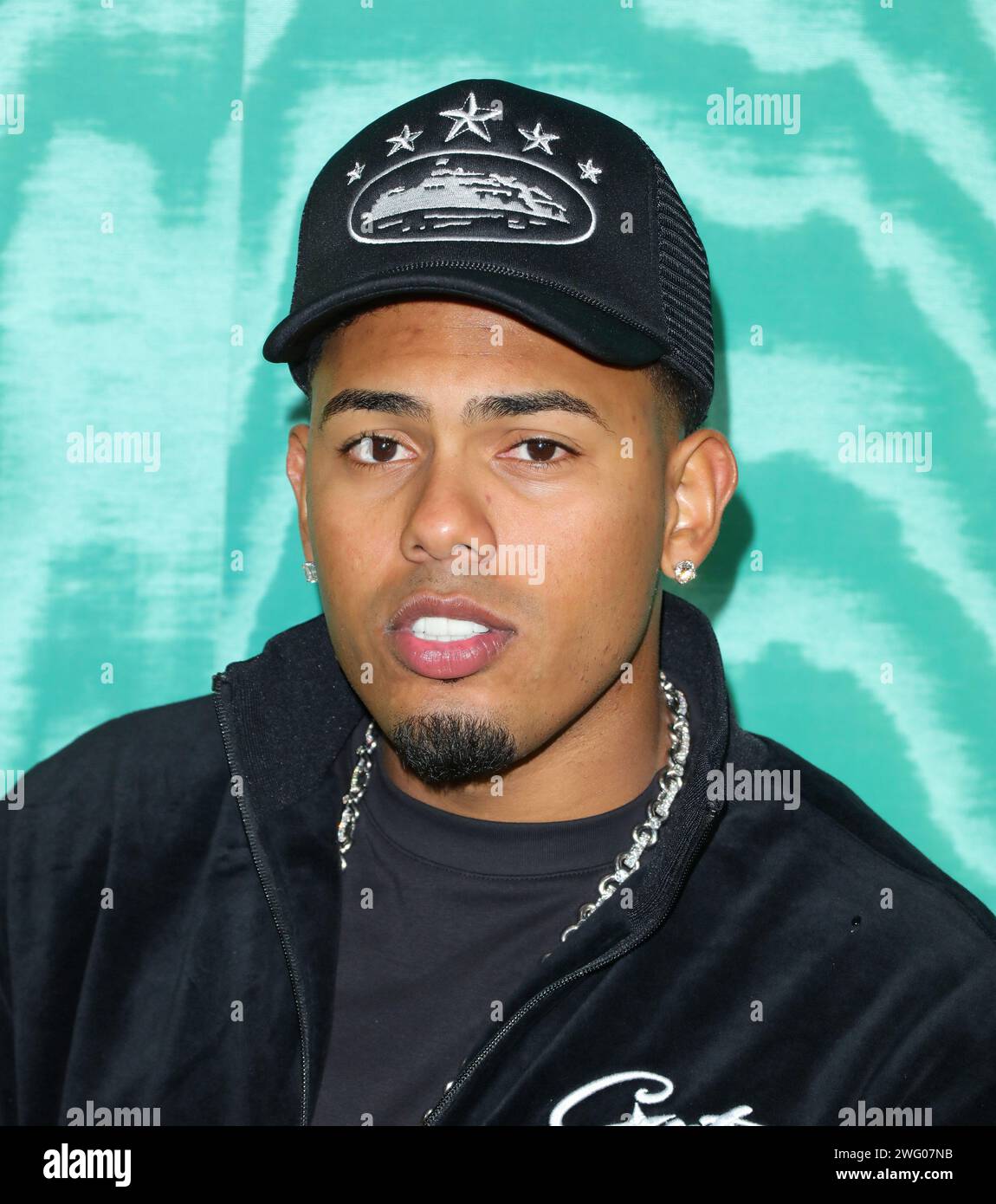 Hollywood, USA. 02nd Feb, 2024. Mike Towers arrives at The Warner Music ...