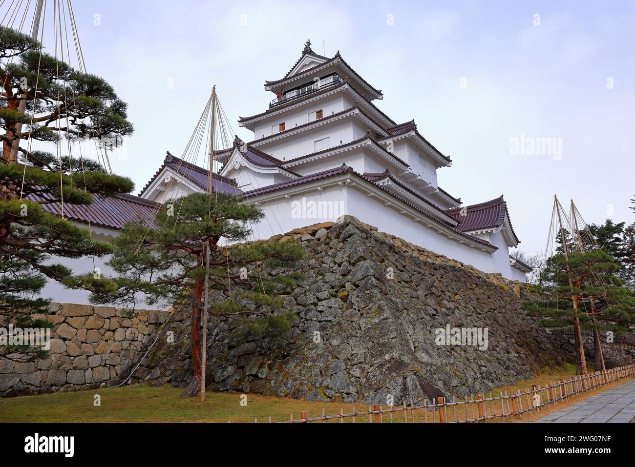 Tsuruga Castle (Wakamatsu castle) a concrete replica of 14th-century ...
