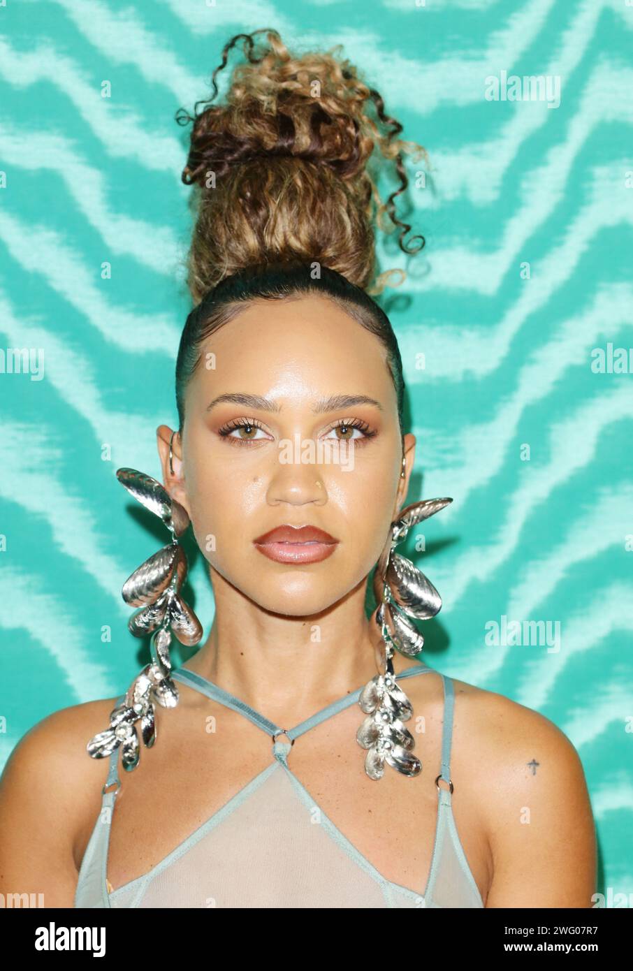 Hollywood, USA. 02nd Feb, 2024. Amanda Reifer arrives at The Warner ...