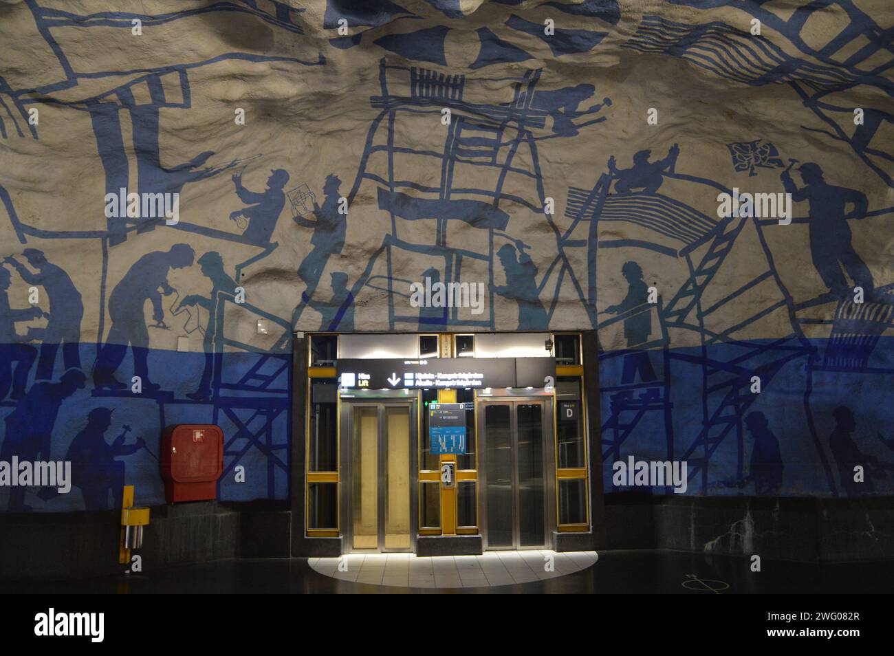Stockholm, Sweden - November 2, 2023 - T-Centralen metrostation ...