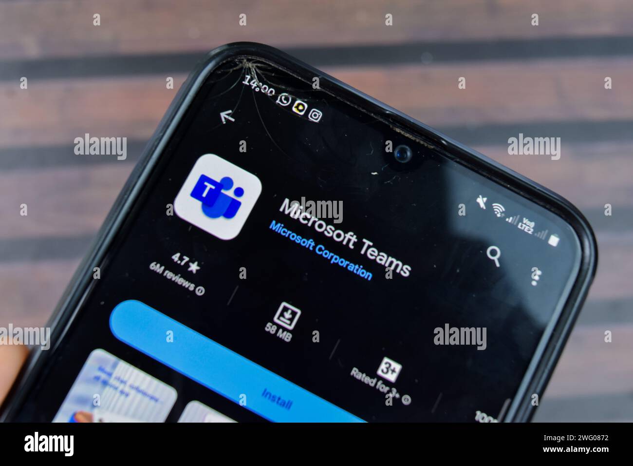 Microsoft teams app computer hi-res stock photography and images - Alamy