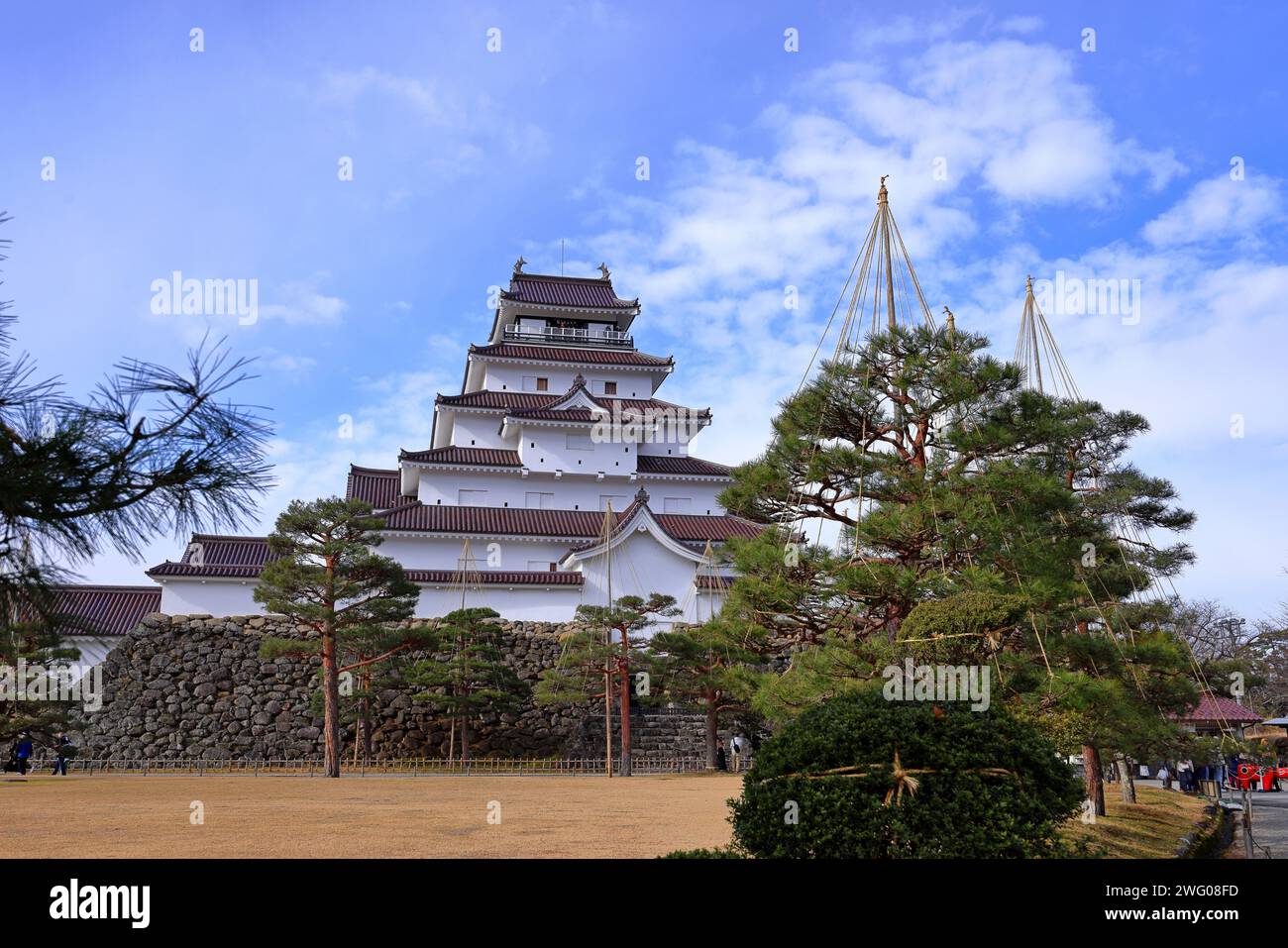 Tsuruga Castle (Wakamatsu castle) a concrete replica of 14th-century ...