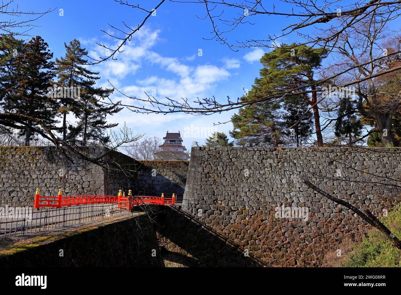 Tsuruga Castle (Wakamatsu castle) a concrete replica of 14th-century ...