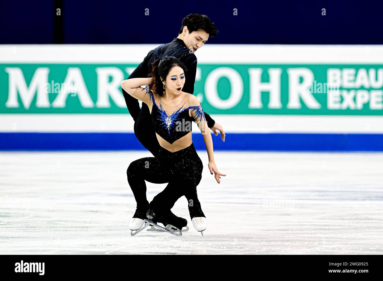 Xizi CHEN & Jianing XING (CHN), during Ice Dance Rhythm Dance, at the ...