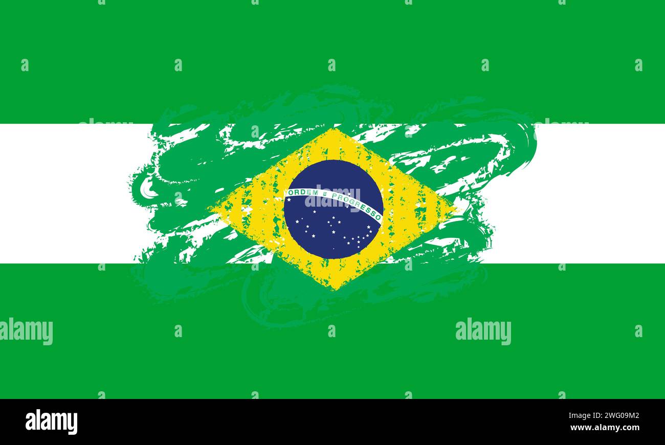 Brazil national day banner for Brazil independence day with abstract ...