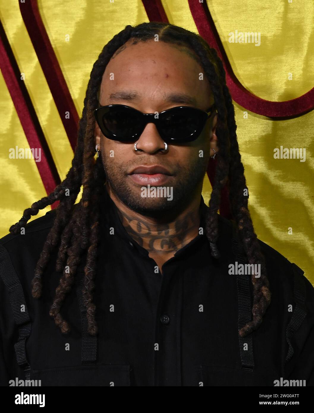 Ty Dolla $ign arriving at the Warner Music Group Pre-GRAMMY Party 2024 ...