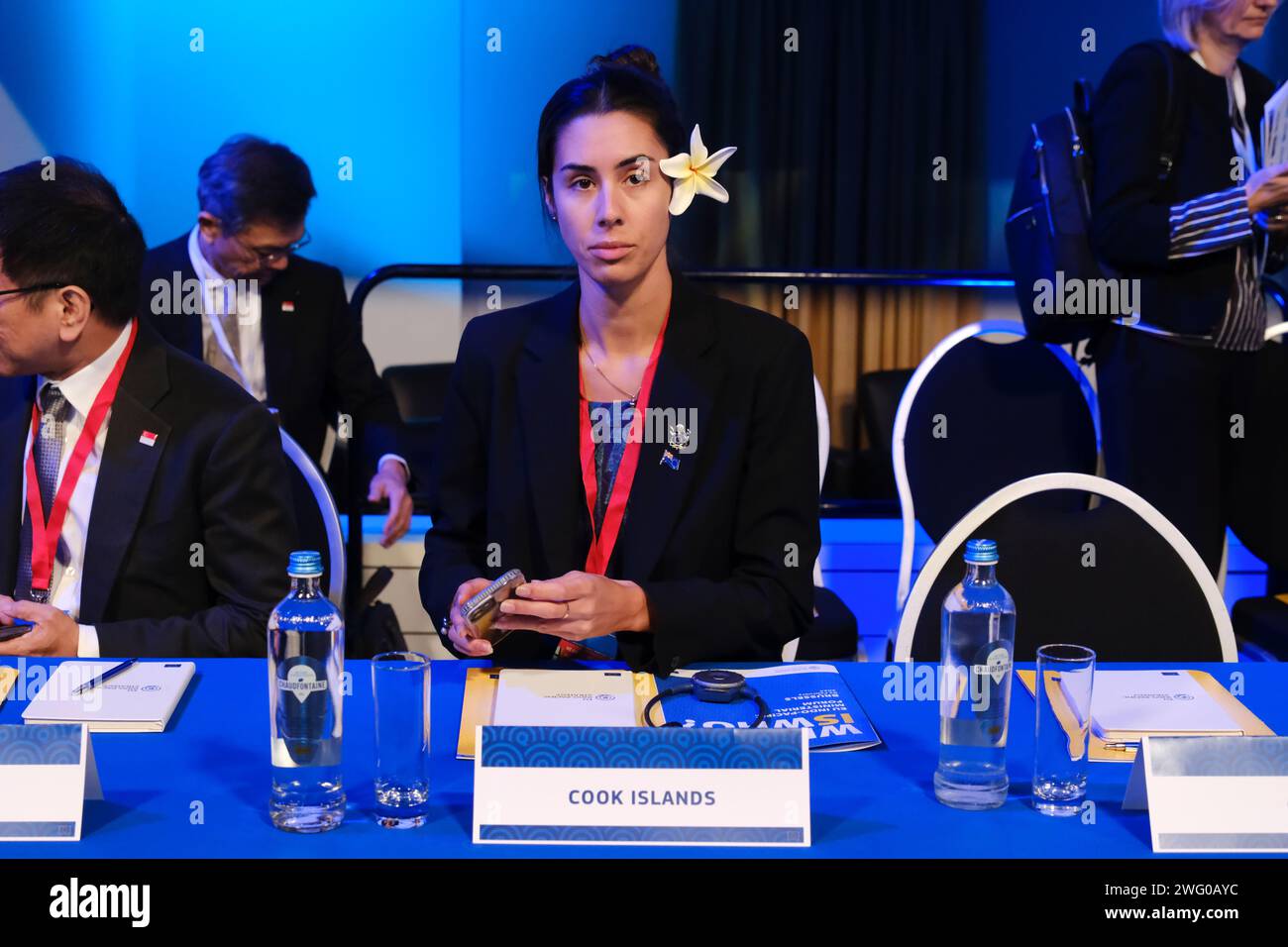 Brussels, Belgium. 02nd Feb, 2024. Mackenzi Wichman, Secretary arrives ...