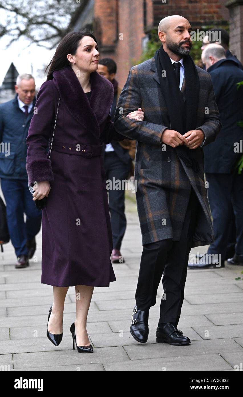 London, UK. February 2nd, 2024. Laura Tobin and Alex Beresford at the ...