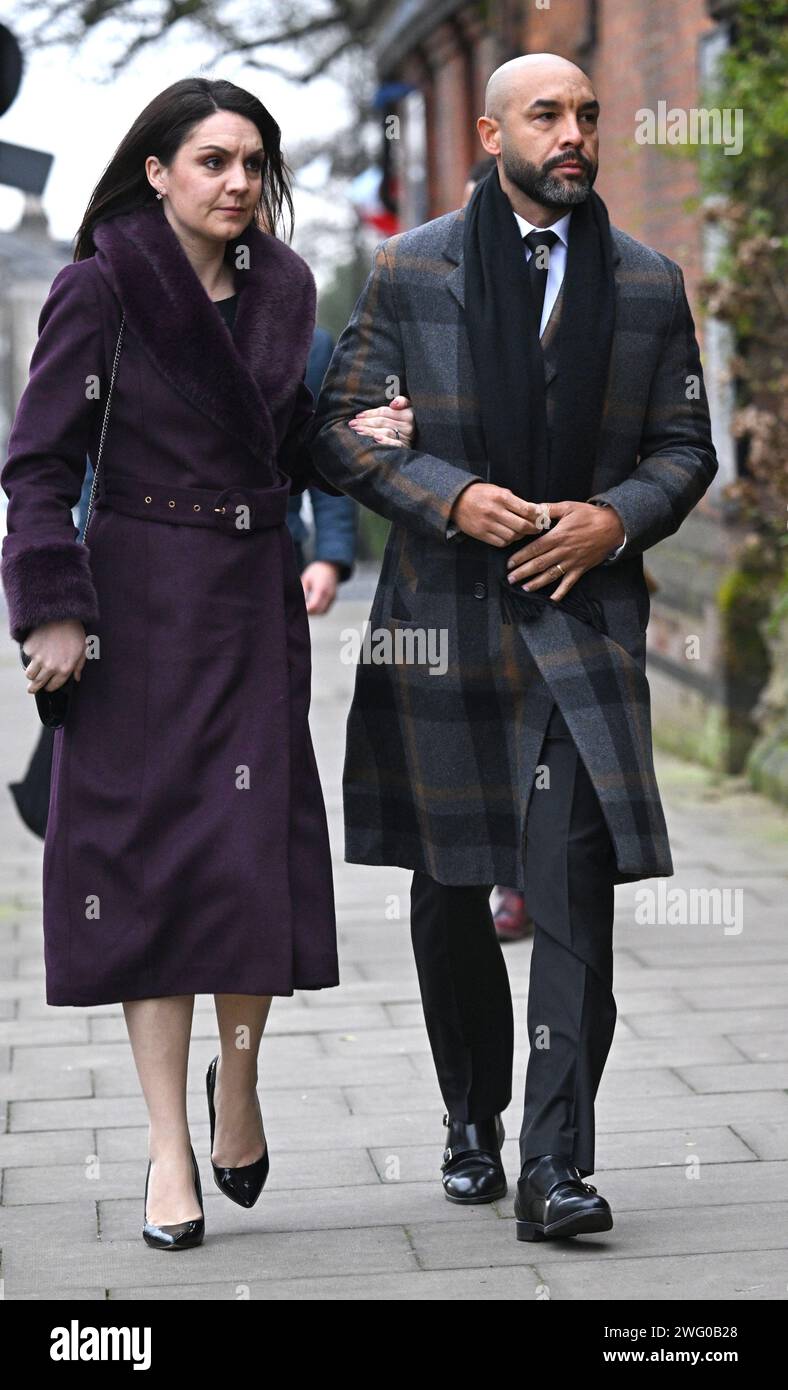 London, UK. February 2nd, 2024. Laura Tobin and Alex Beresford at the ...