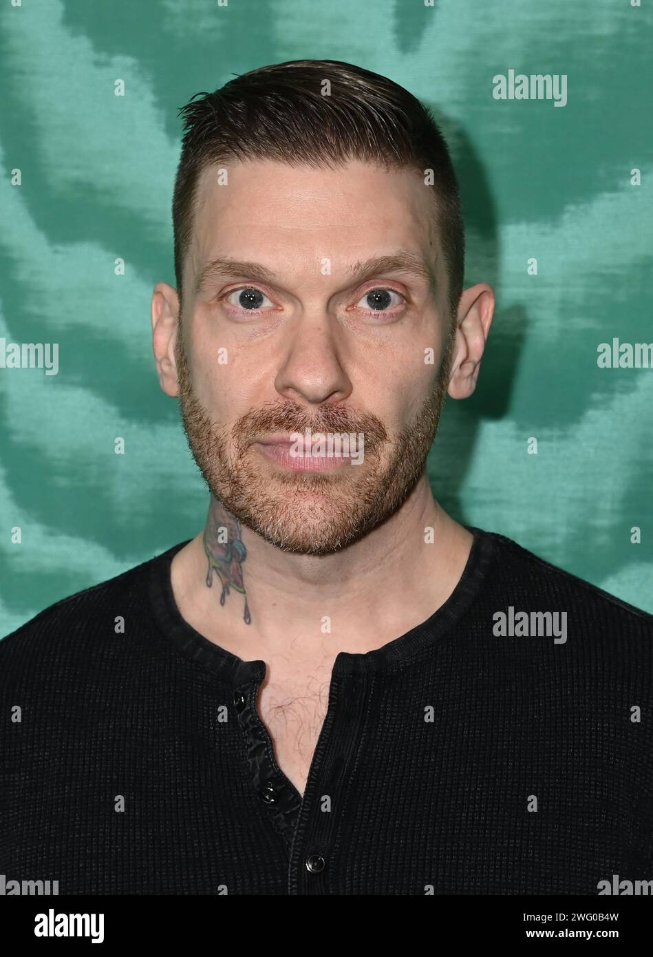 Hollywood, USA. 01st Feb, 2024. Brent Smith, Shinedown arriving at the ...
