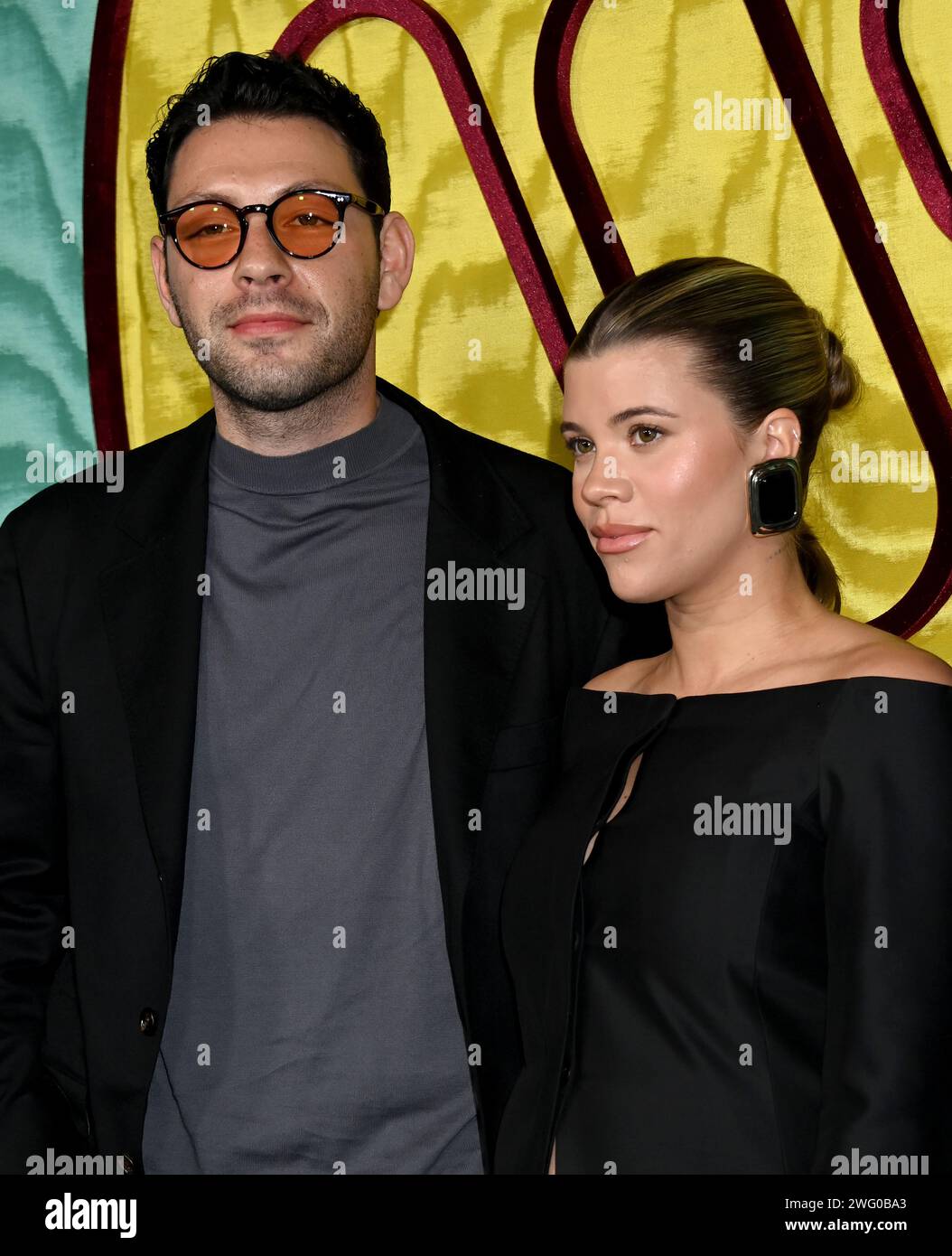 Hollywood, USA. 01st Feb, 2024. Elliot Grainge and Sofia Richie Grainge ...