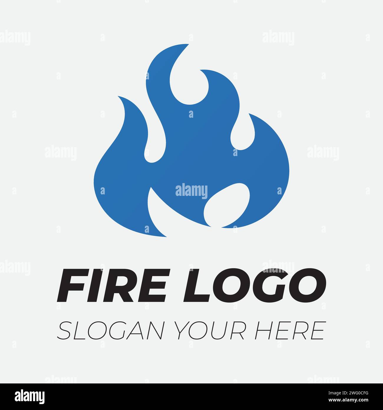 Fire emblem vector logo design illustration Stock Vector Image & Art ...