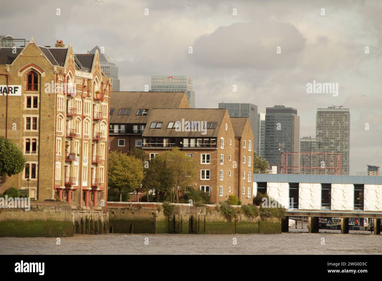 Multiple high-rise buildings clustered together: Building in London ...