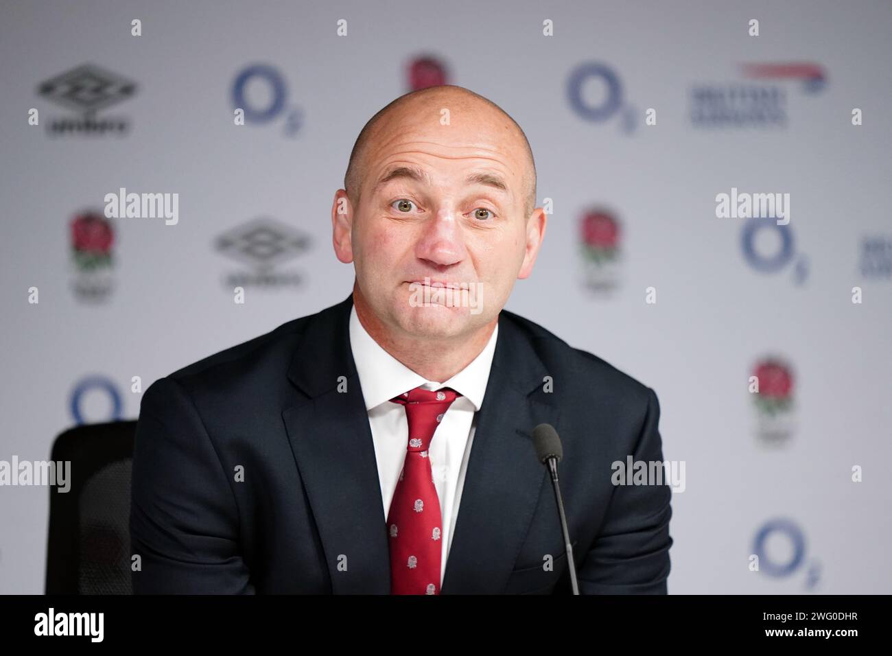 File photo dated 17-01-2024 of England head coach Steve Borthwick. New ...