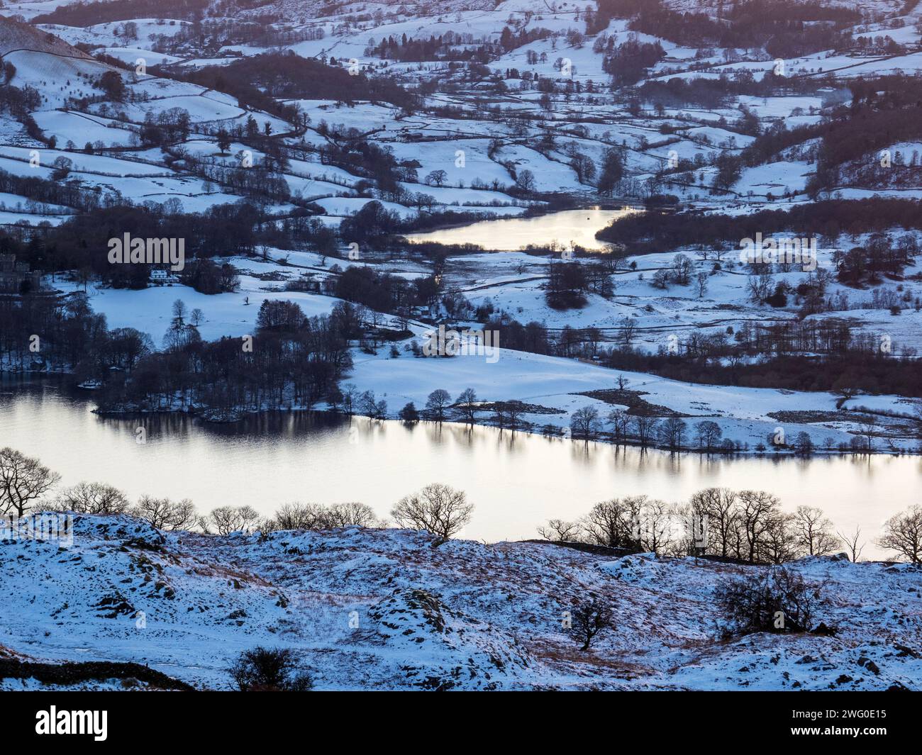Blelham tarn winter hi-res stock photography and images - Alamy