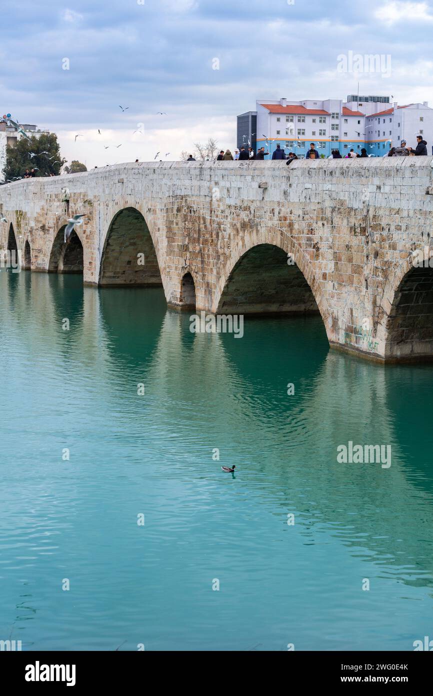 Adana, Turkiye - January 25, 2024: Taskopru, historically known as ...