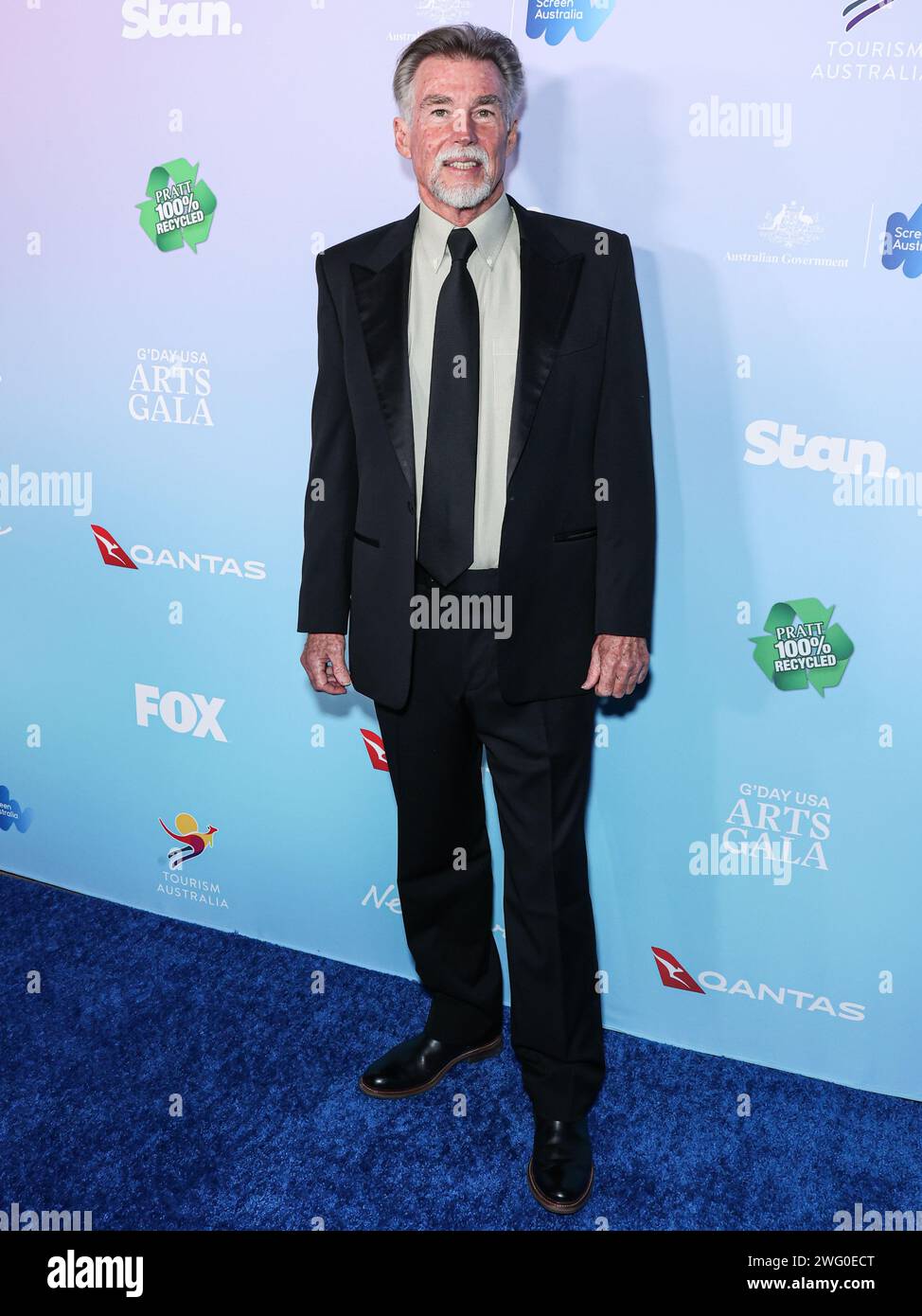 LOS ANGELES, CALIFORNIA, USA - FEBRUARY 01: John Easterling arrives at ...