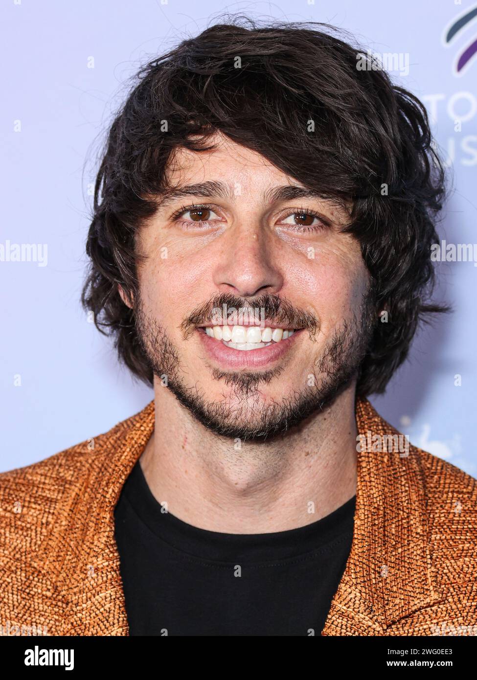 LOS ANGELES, CALIFORNIA, USA - FEBRUARY 01: Morgan Evans arrives at the 21st Annual G'Day USA ...