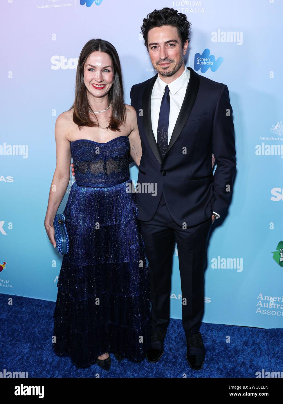 LOS ANGELES, CALIFORNIA, USA - FEBRUARY 01: Michelle Mulitz and Ben ...