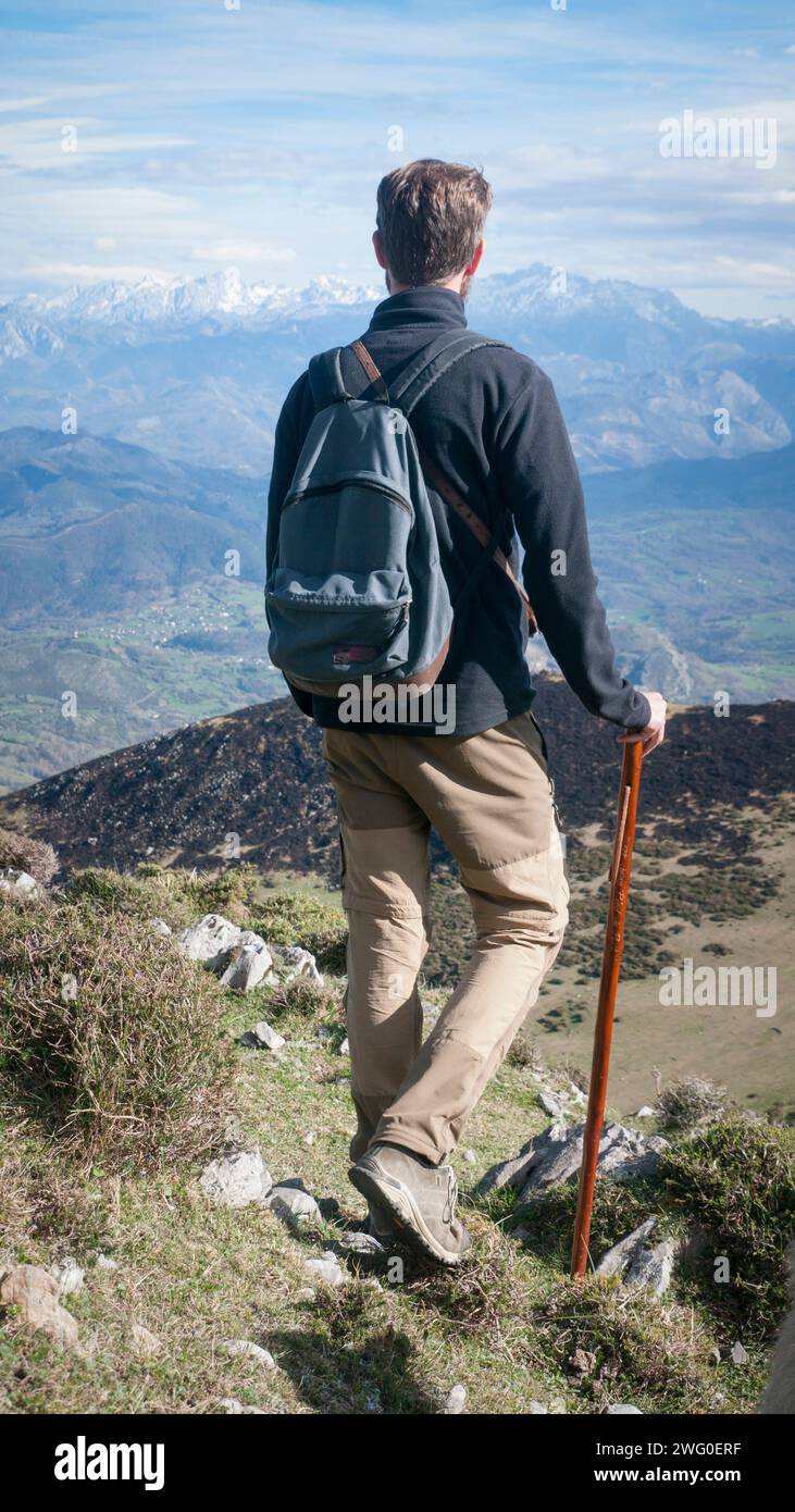 Walking stick mountain hi-res stock photography and images - Alamy