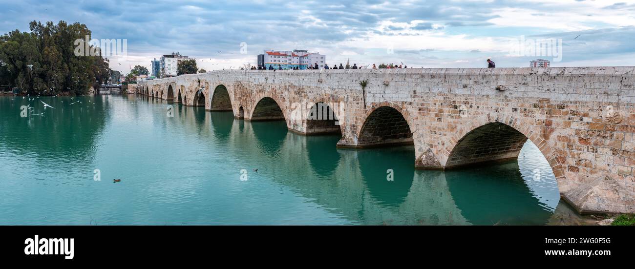 Adana, Turkiye - January 25, 2024: Taskopru, historically known as ...