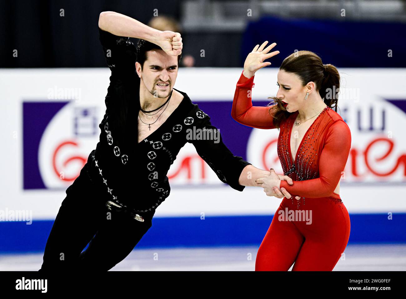 Marie-Jade LAURIAULT & Romain LE GAC (CAN), during Ice Dance Rhythm ...