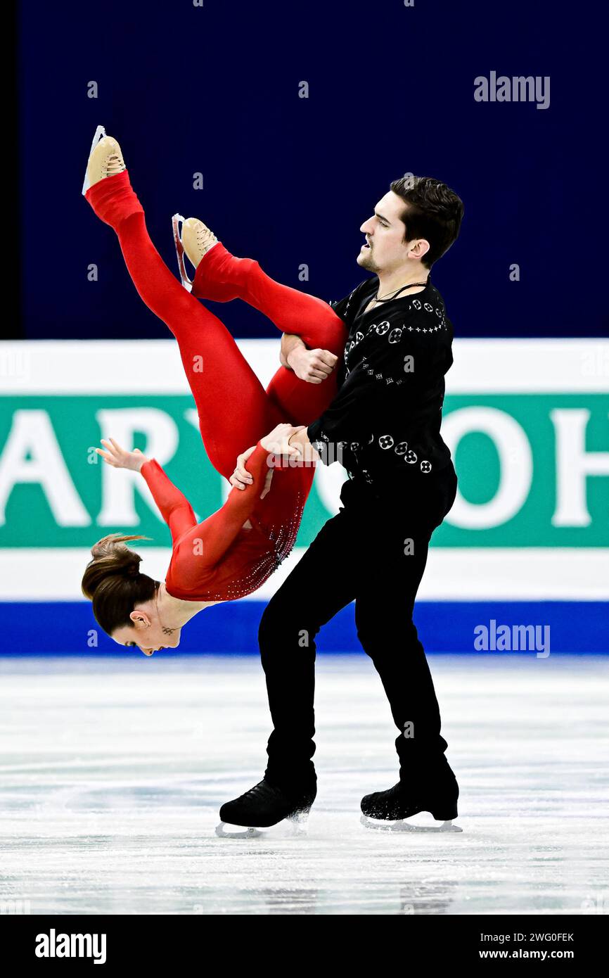 Marie-Jade LAURIAULT & Romain LE GAC (CAN), during Ice Dance Rhythm ...
