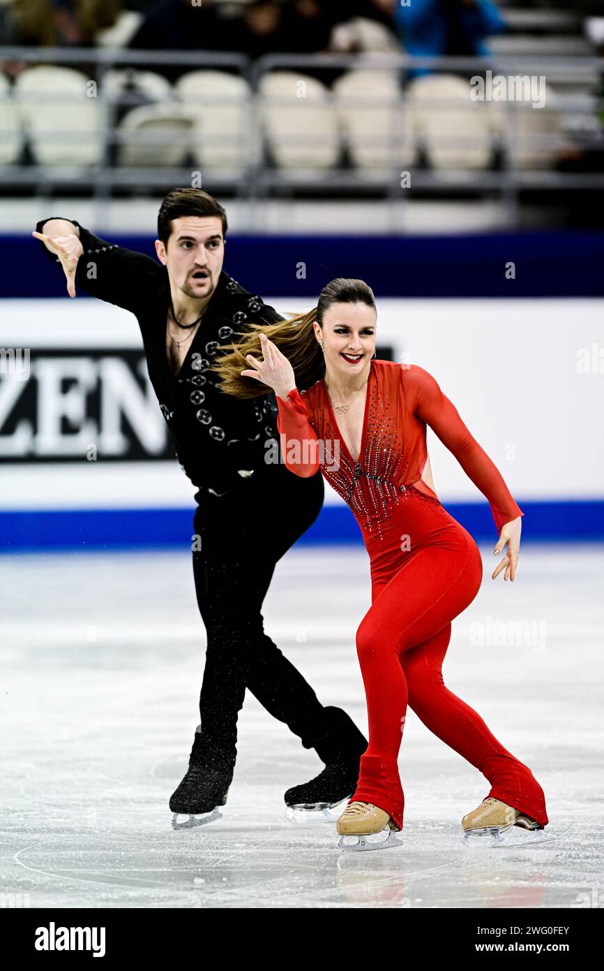 Marie-Jade LAURIAULT & Romain LE GAC (CAN), during Ice Dance Rhythm ...