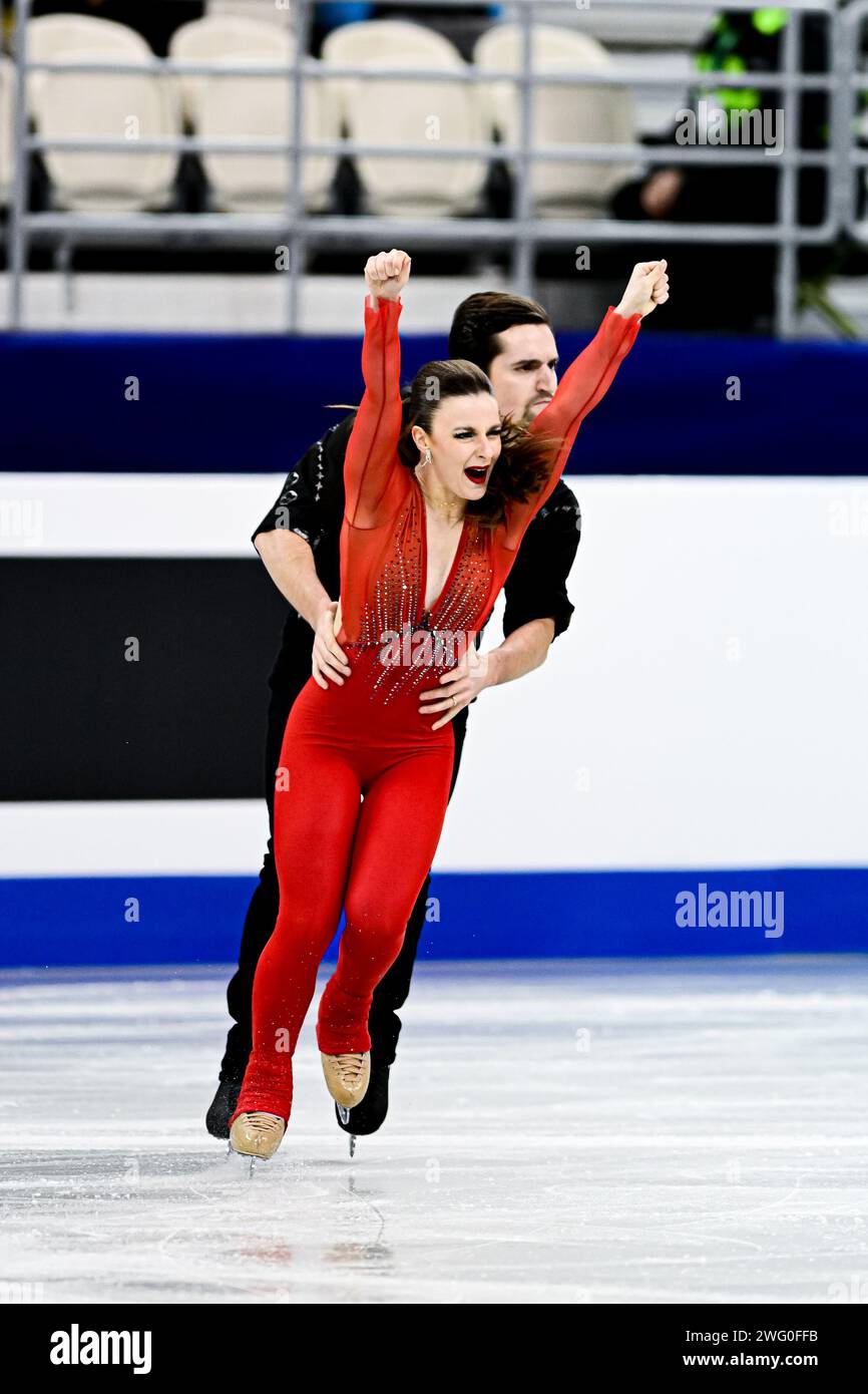 Marie-Jade LAURIAULT & Romain LE GAC (CAN), during Ice Dance Rhythm ...