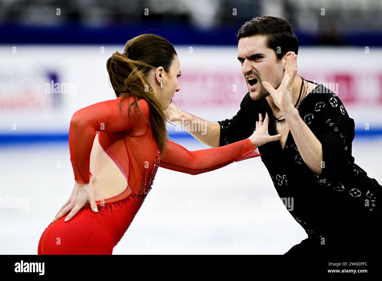 Marie-Jade LAURIAULT & Romain LE GAC (CAN), during Ice Dance Rhythm ...