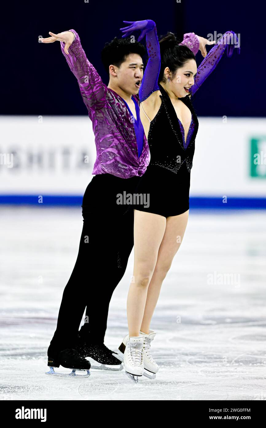 Hannah LIM & Ye QUAN (KOR), during Ice Dance Rhythm Dance, at the ISU ...