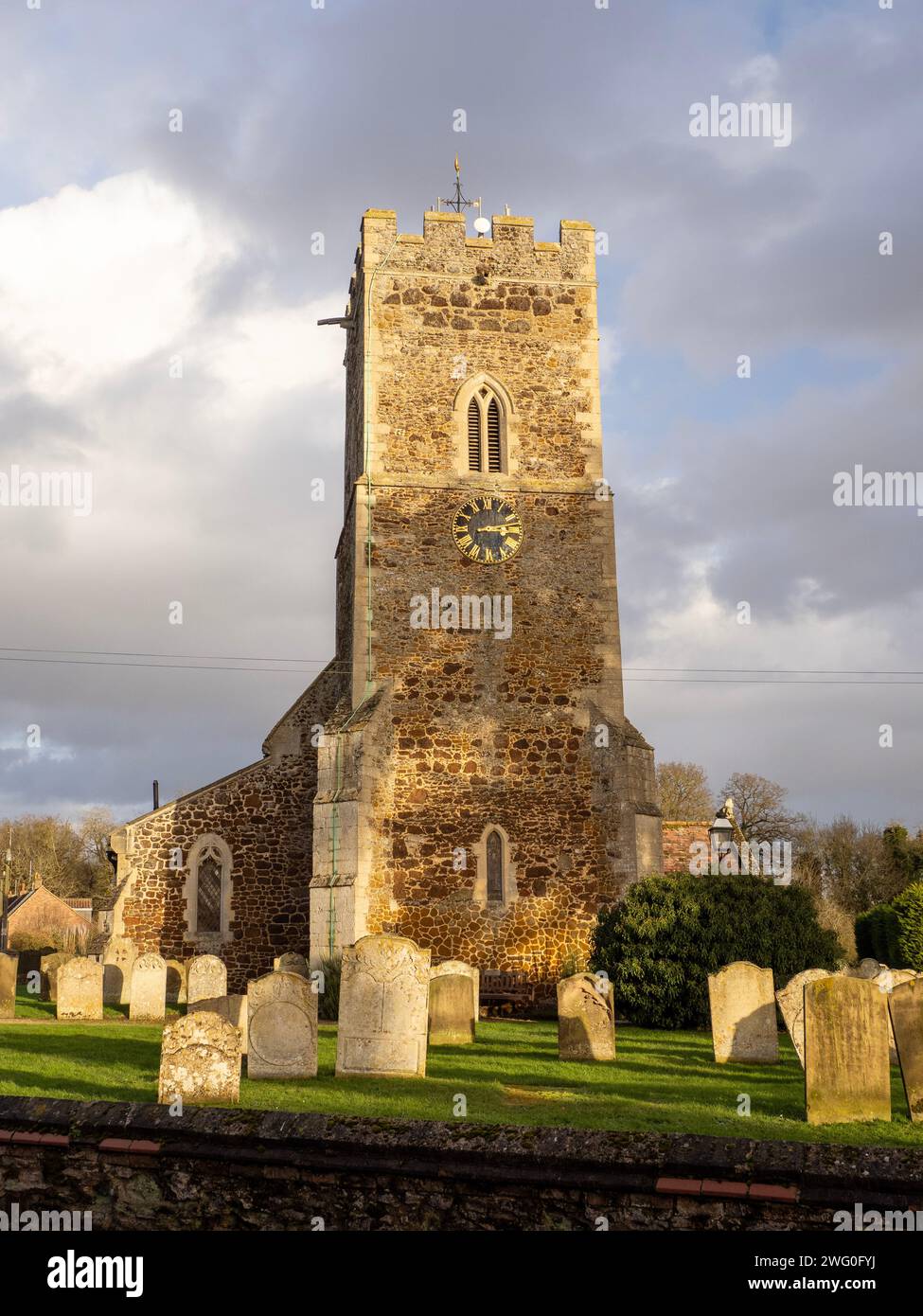 St Marys church in Denver near Downham Market in Norfolk, UK Stock ...