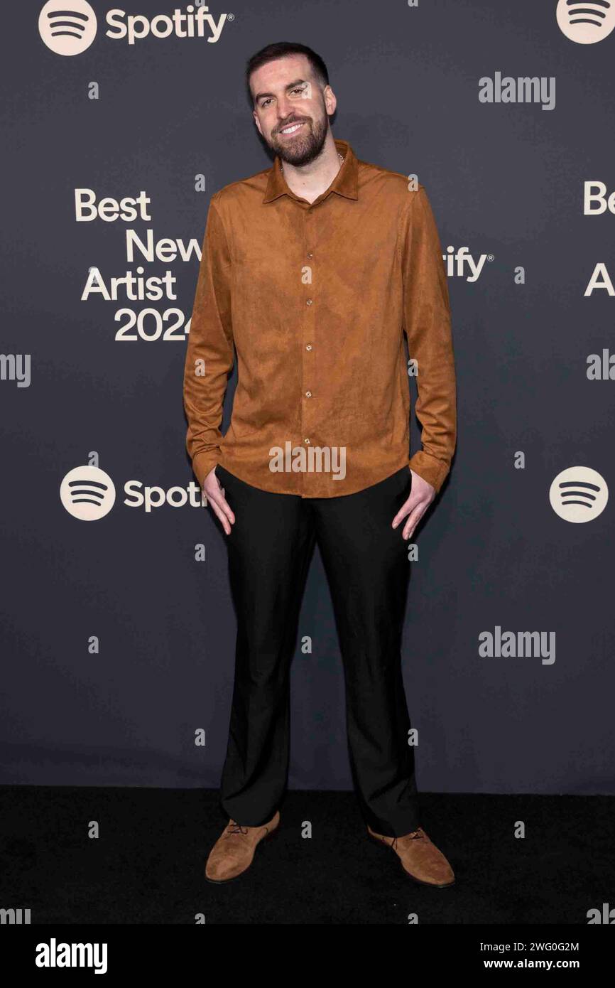 Sean Momberger attends the arrivals of Spotify’s 2024 Best New Artist ...