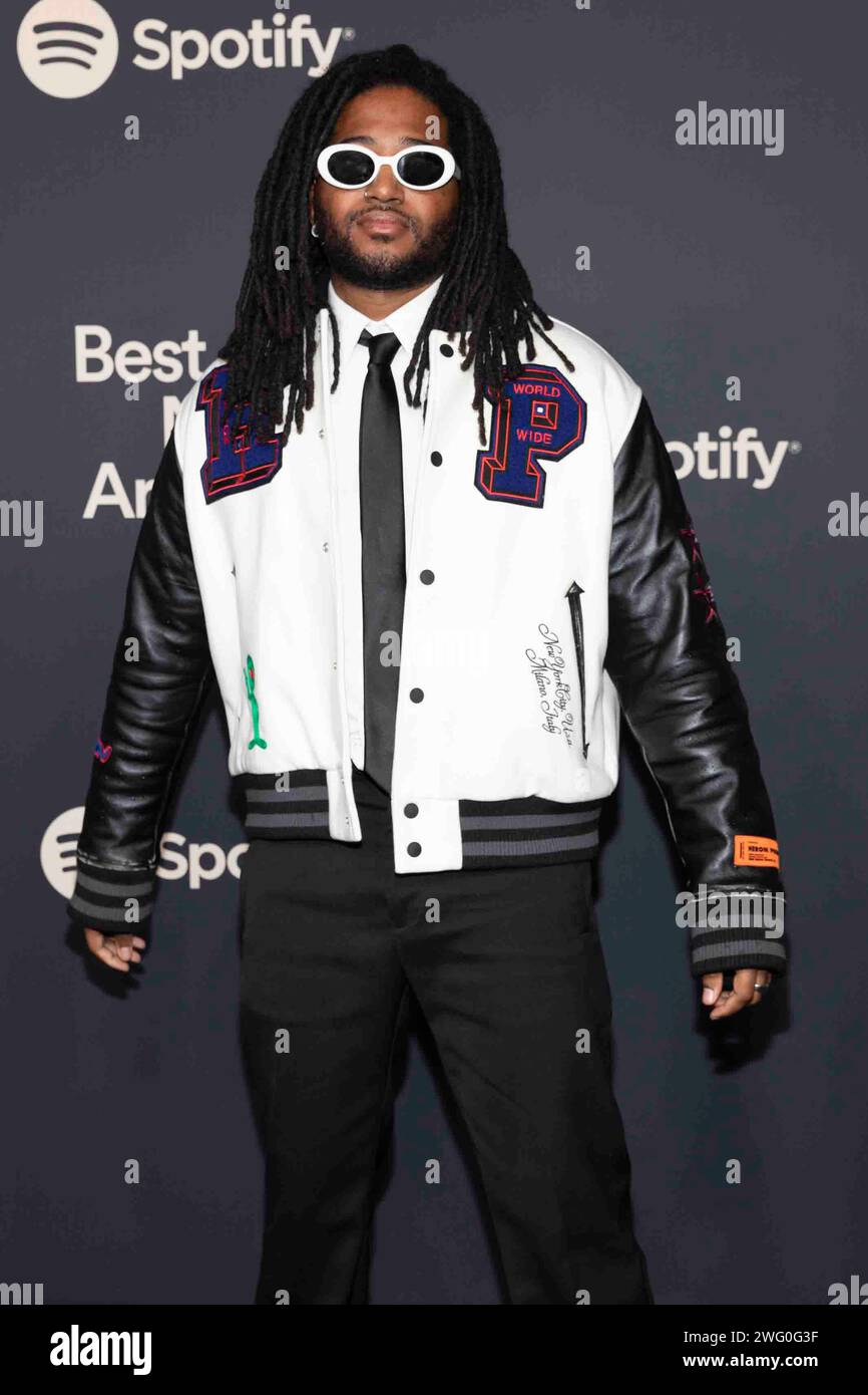 Austin Millz attends the arrivals of Spotify’s 2024 Best New Artist ...