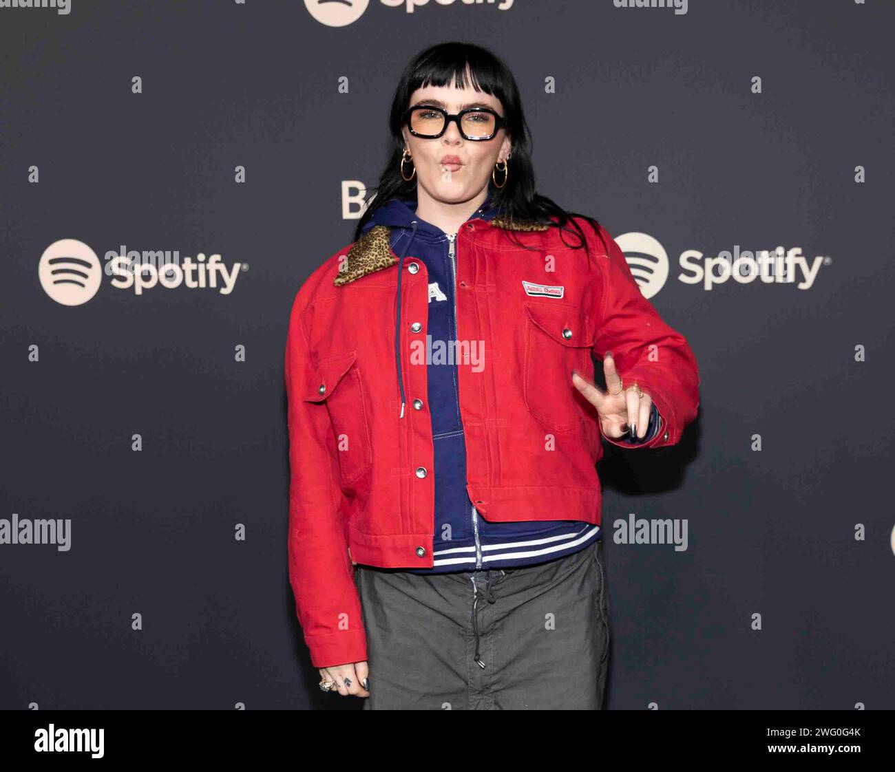 Benee attends the arrivals of Spotify’s 2024 Best New Artist Party at ...