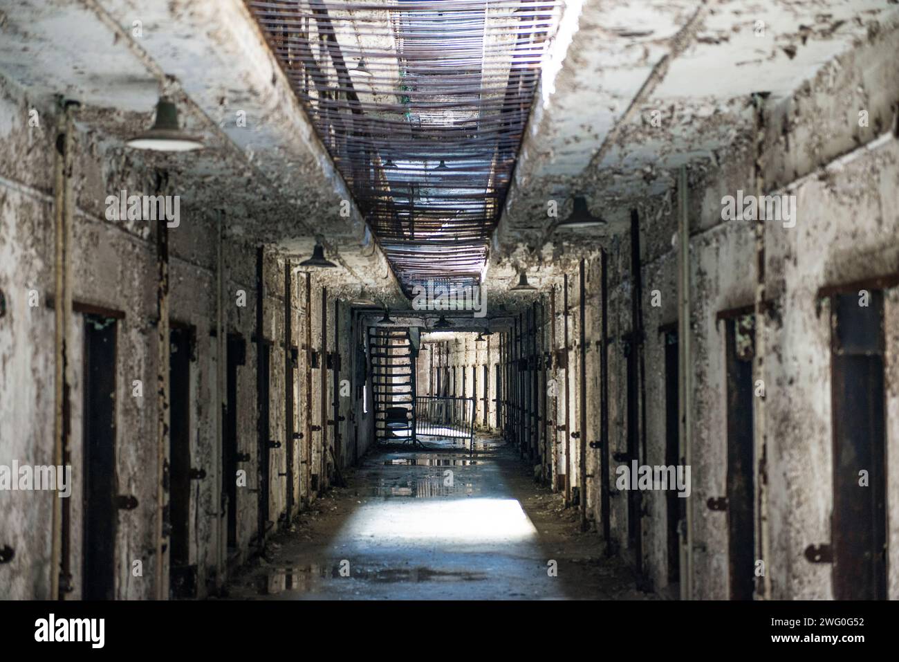 Cell Block within eastern State Penitentiary Stock Photo - Alamy