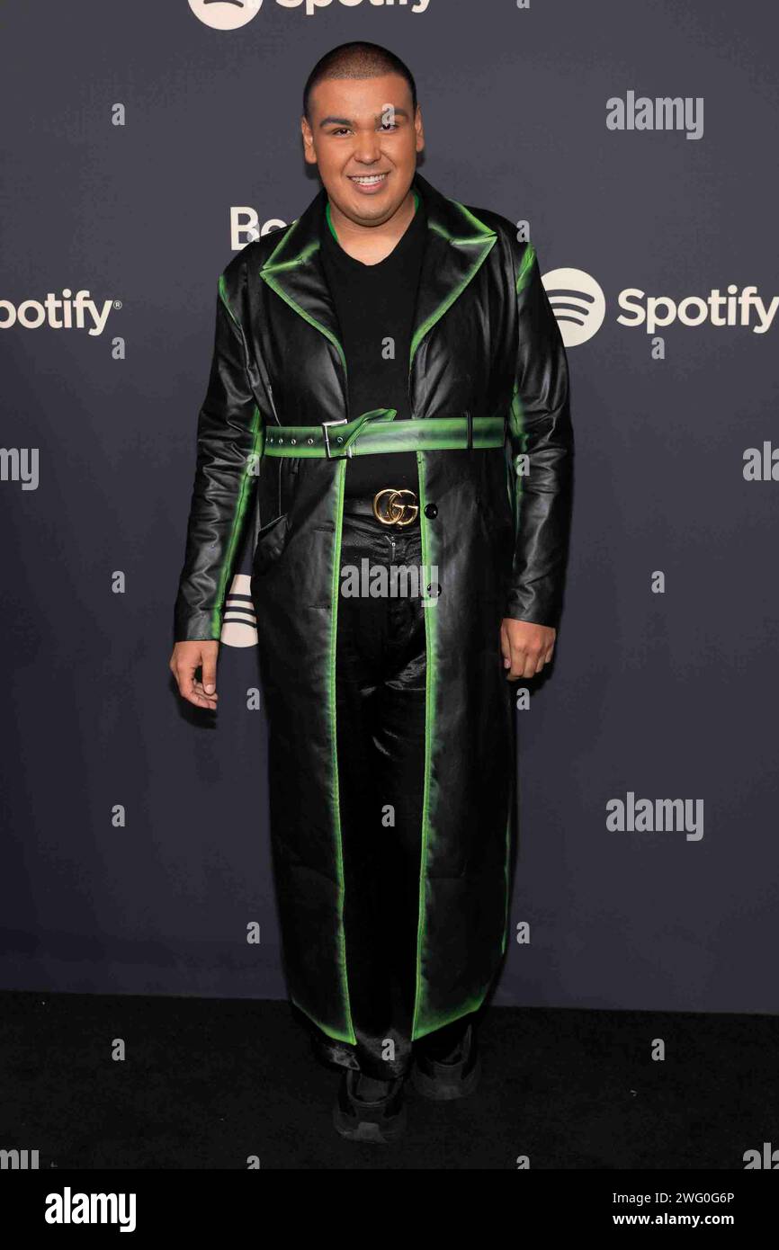 Christian Garcia attends the arrivals of Spotify’s 2024 Best New Artist ...