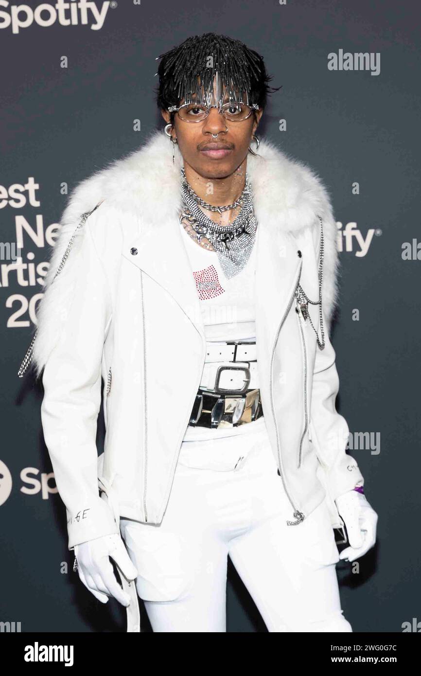 Teezo Touchdown attends the arrivals of Spotify’s 2024 Best New Artist ...