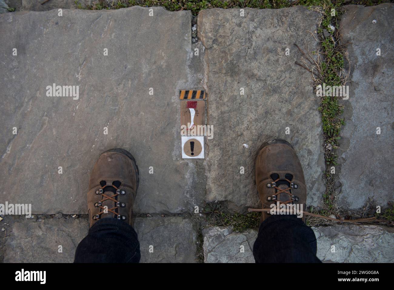 High Heel Warning Stock Photo - Alamy