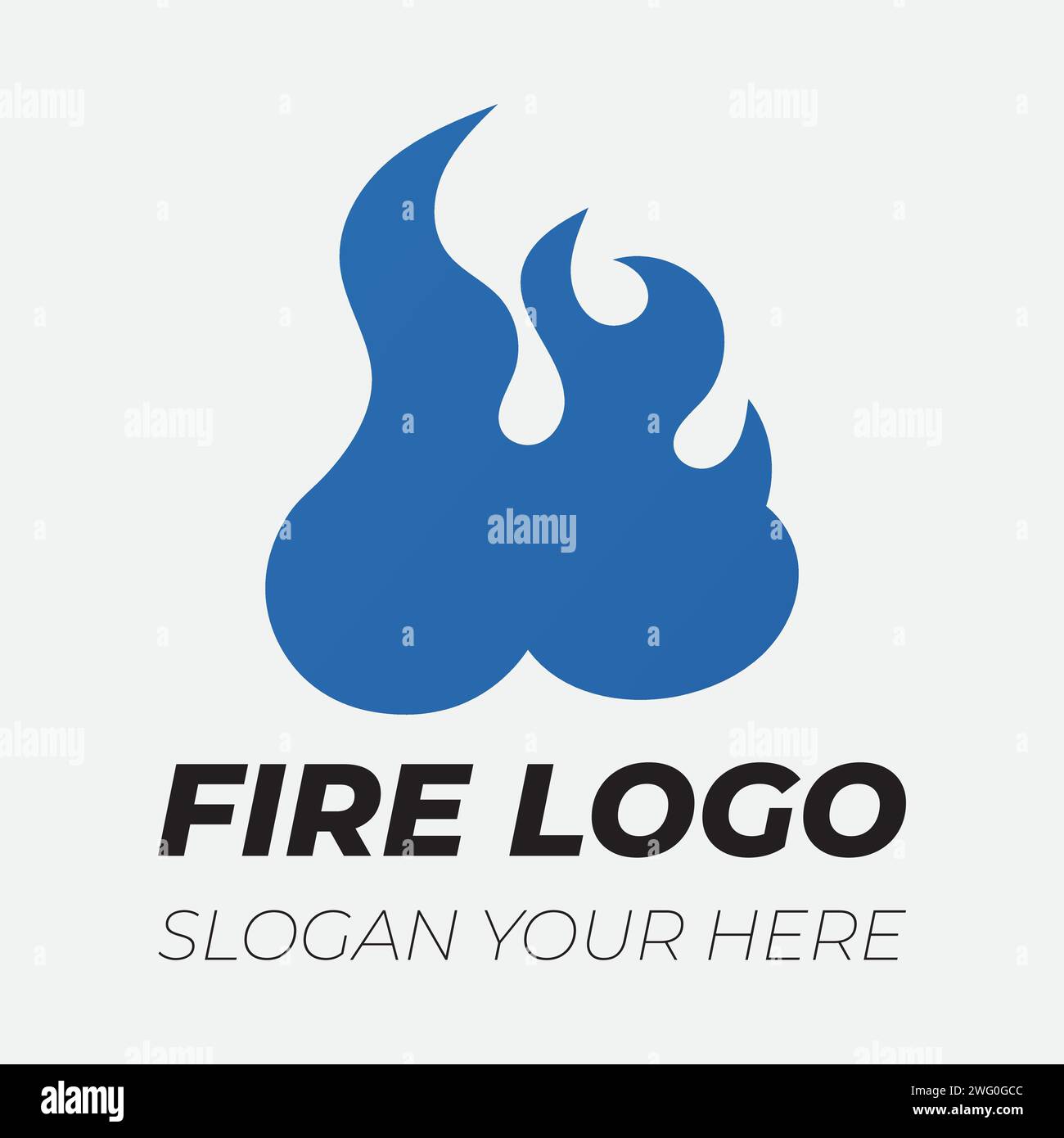 Fire emblem vector logo design illustration Stock Vector Image & Art ...