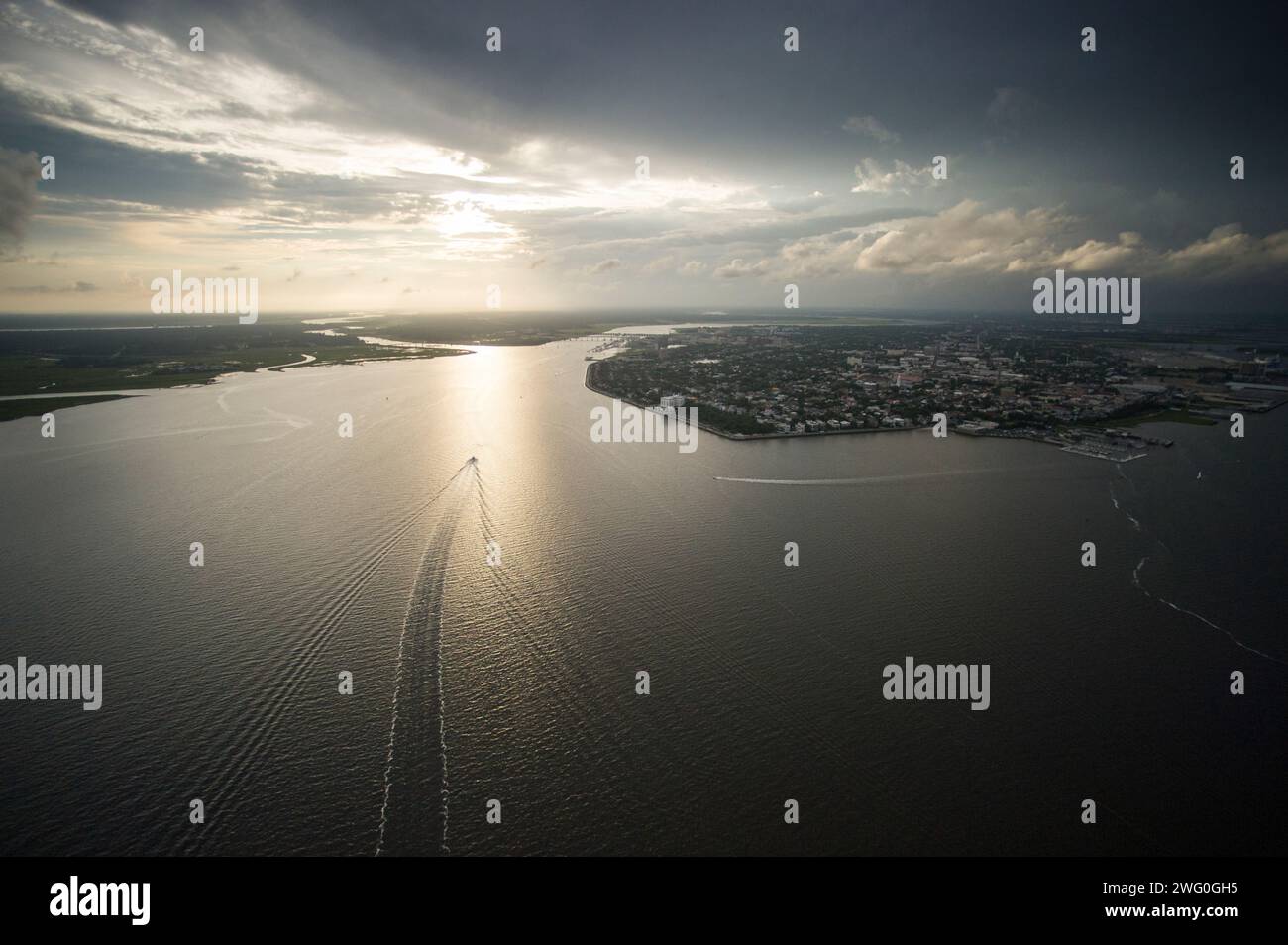 The Charleston Harbor Stock Photo - Alamy