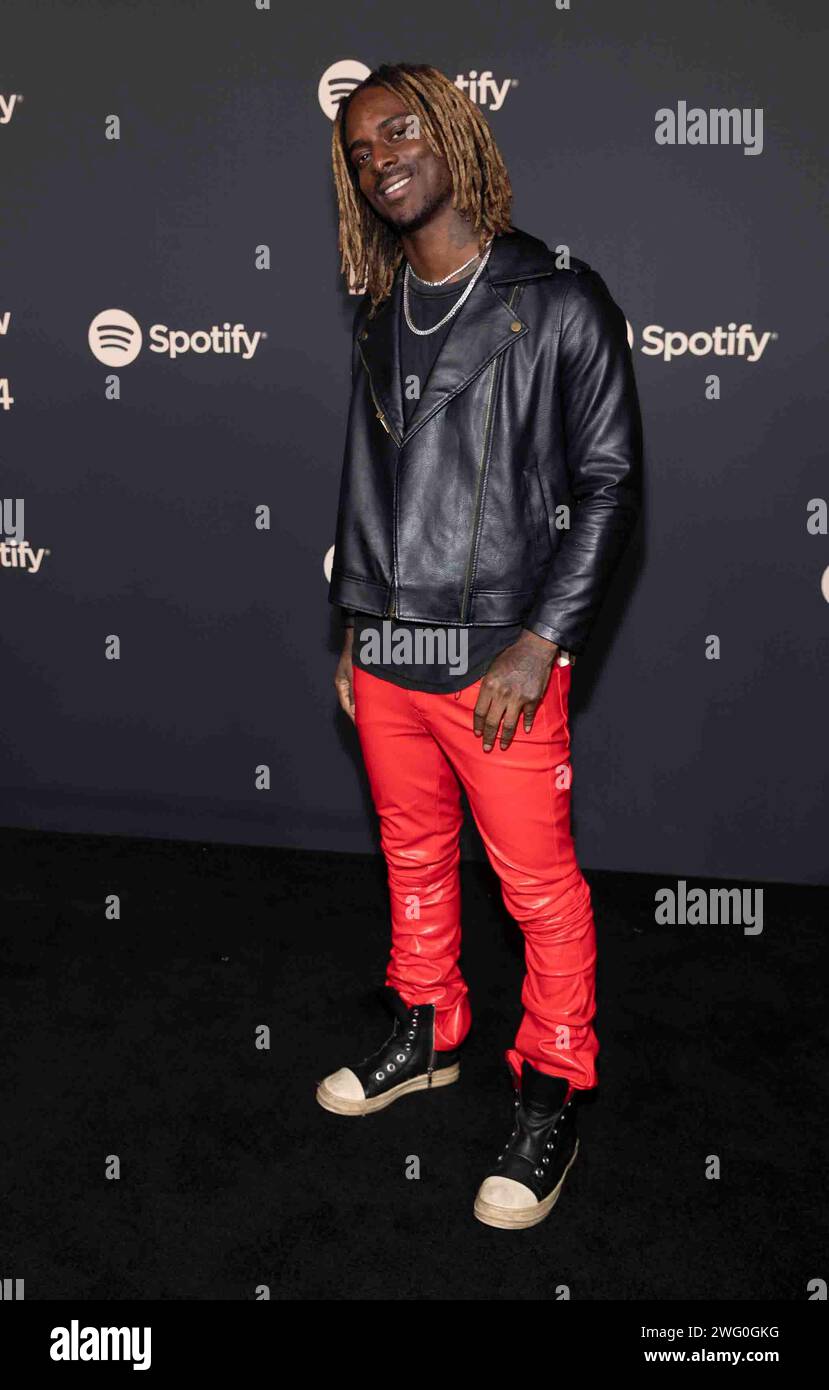 Los Angeles, USA. 01st Feb, 2024. Clintn Lord attends the arrivals of ...