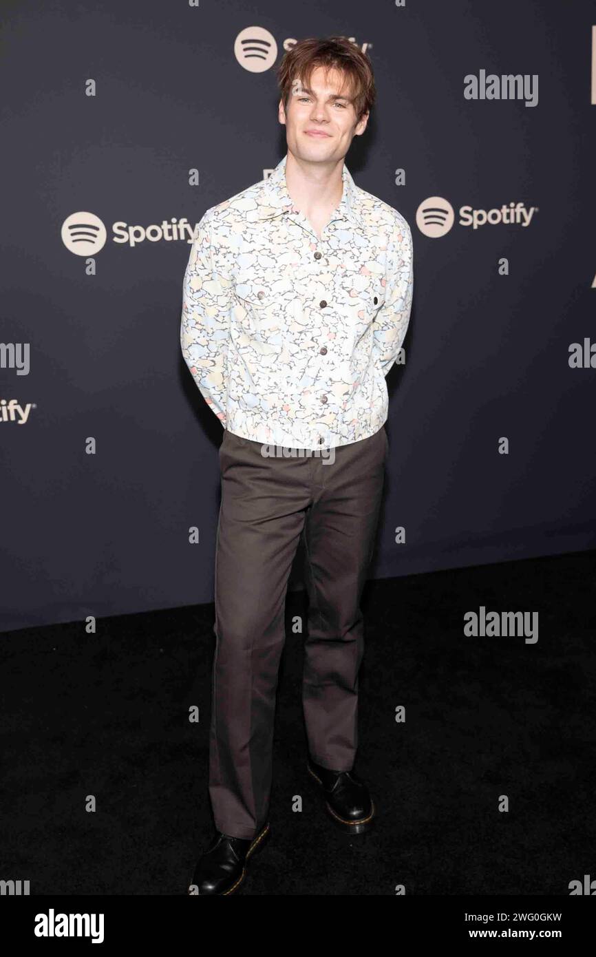 Los Angeles, USA. 01st Feb, 2024. Noah LaLonde attends the arrivals of ...