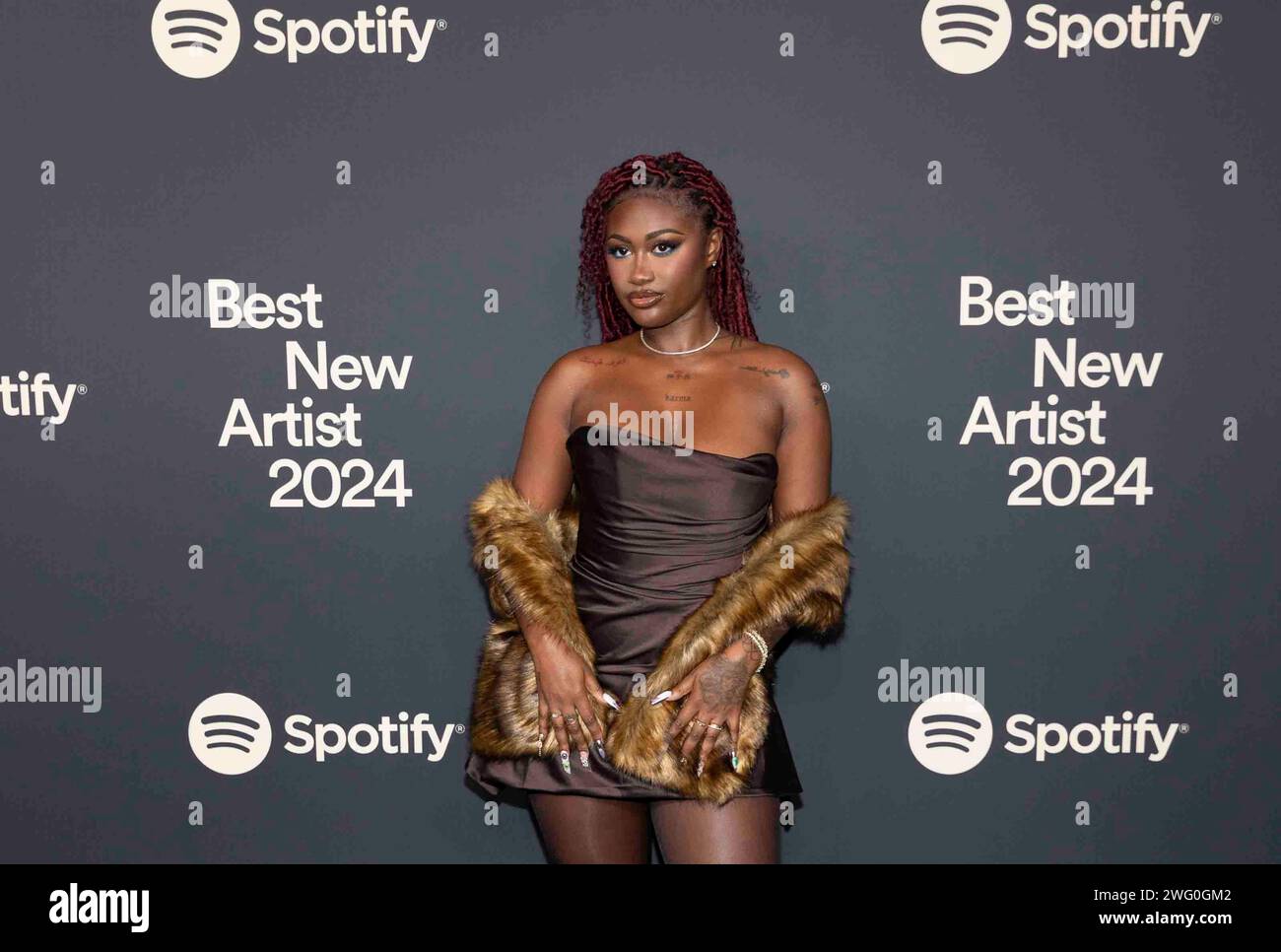 Los Angeles, USA. 01st Feb, 2024. Kaliii attends the arrivals of ...